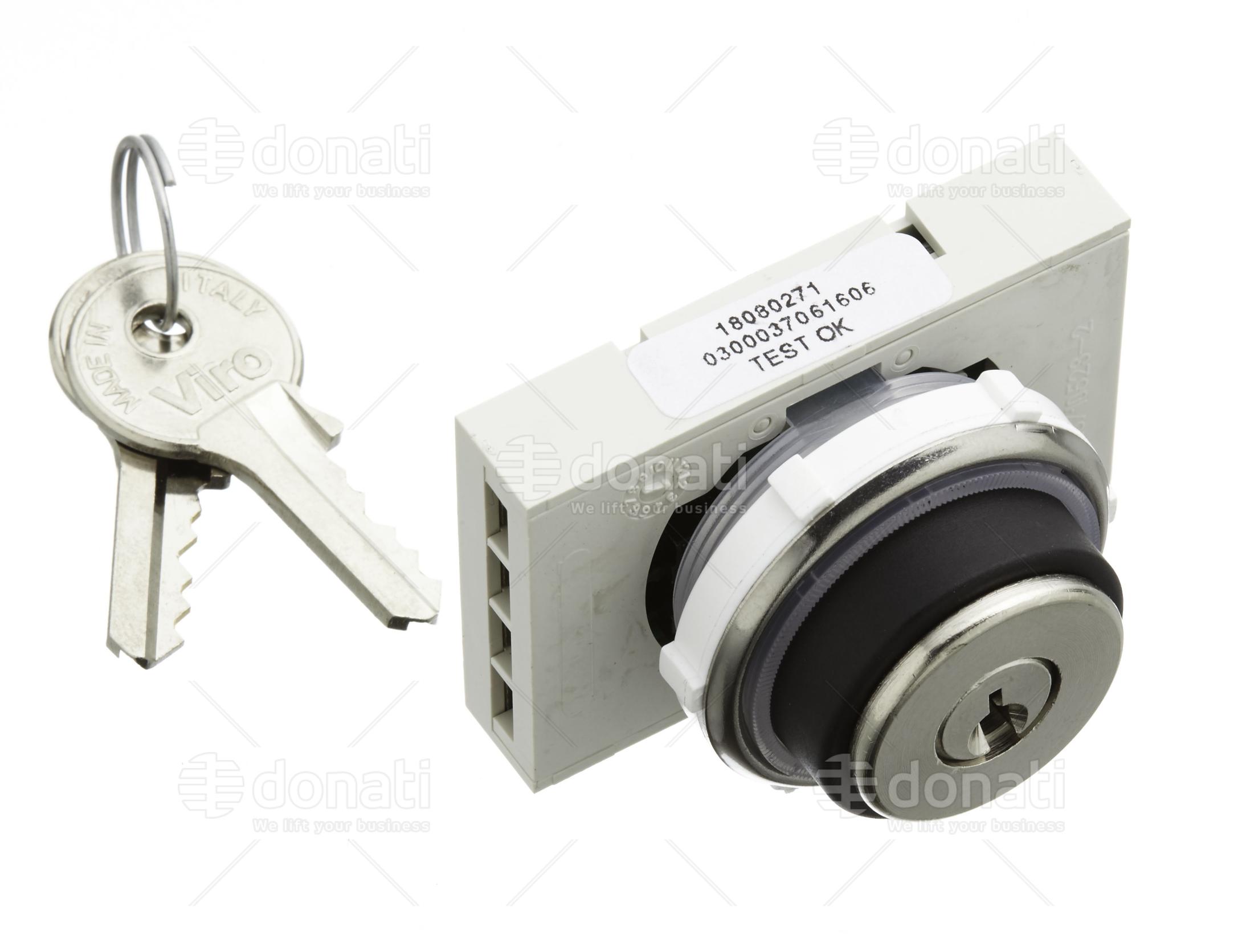 DMG - Key switch, spring return, 1 contact - key-code B3231 | Donati