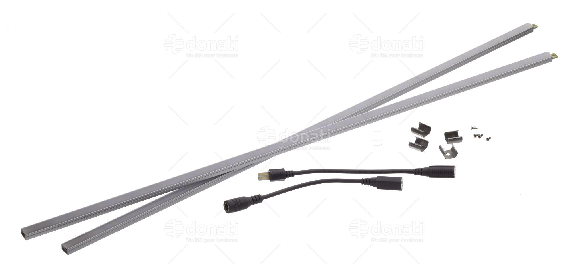 SMS SMSLS500X2NW Mini Led Strip Kit 1 9 W X 2 12 Vcc 500x6x8 Mm Donati sms-smsls500x2nw-mini-led-strip-kit-1-9-w-x-2-12-vcc-500x6x8-mm-donati