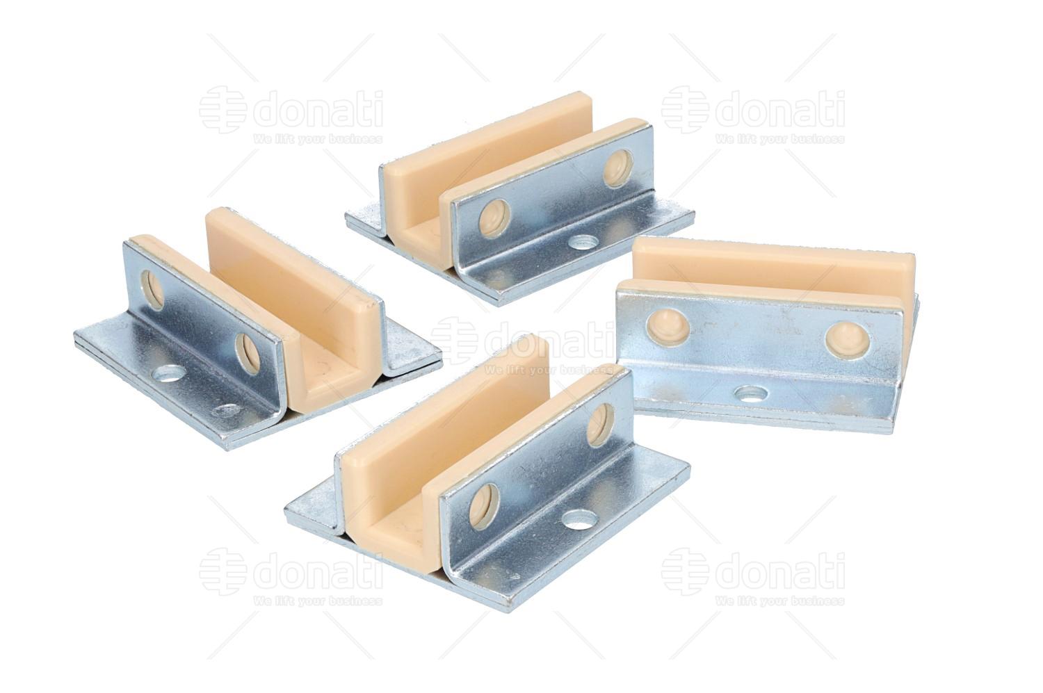 KONE KM652435G16 - Set of 4 counterweight guide shoes L=80mm rail 16mm ...