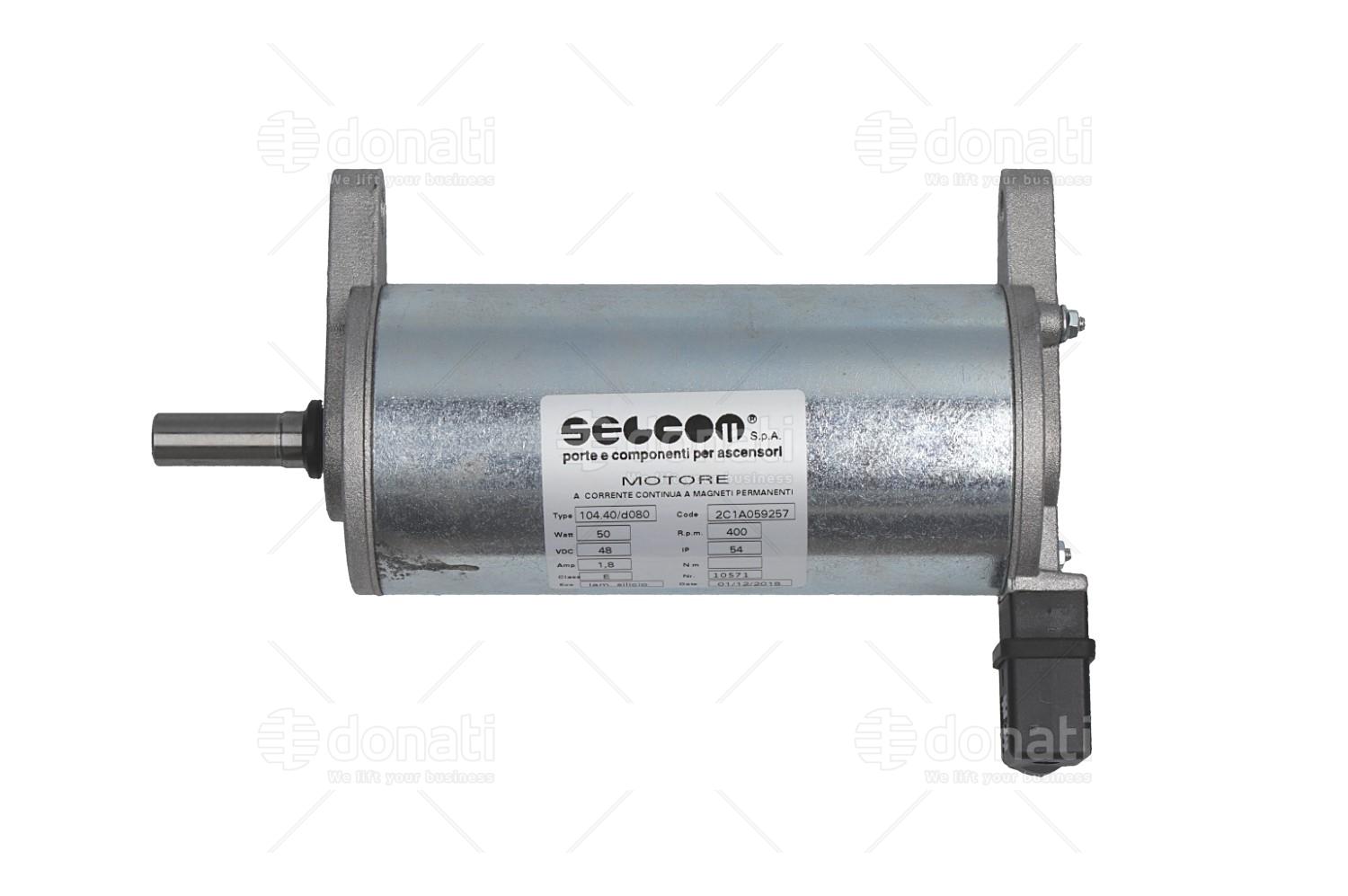 WITTUR SELCOM 2C1A159102 - Motor 24VCC 1800RPM 120W | Donati