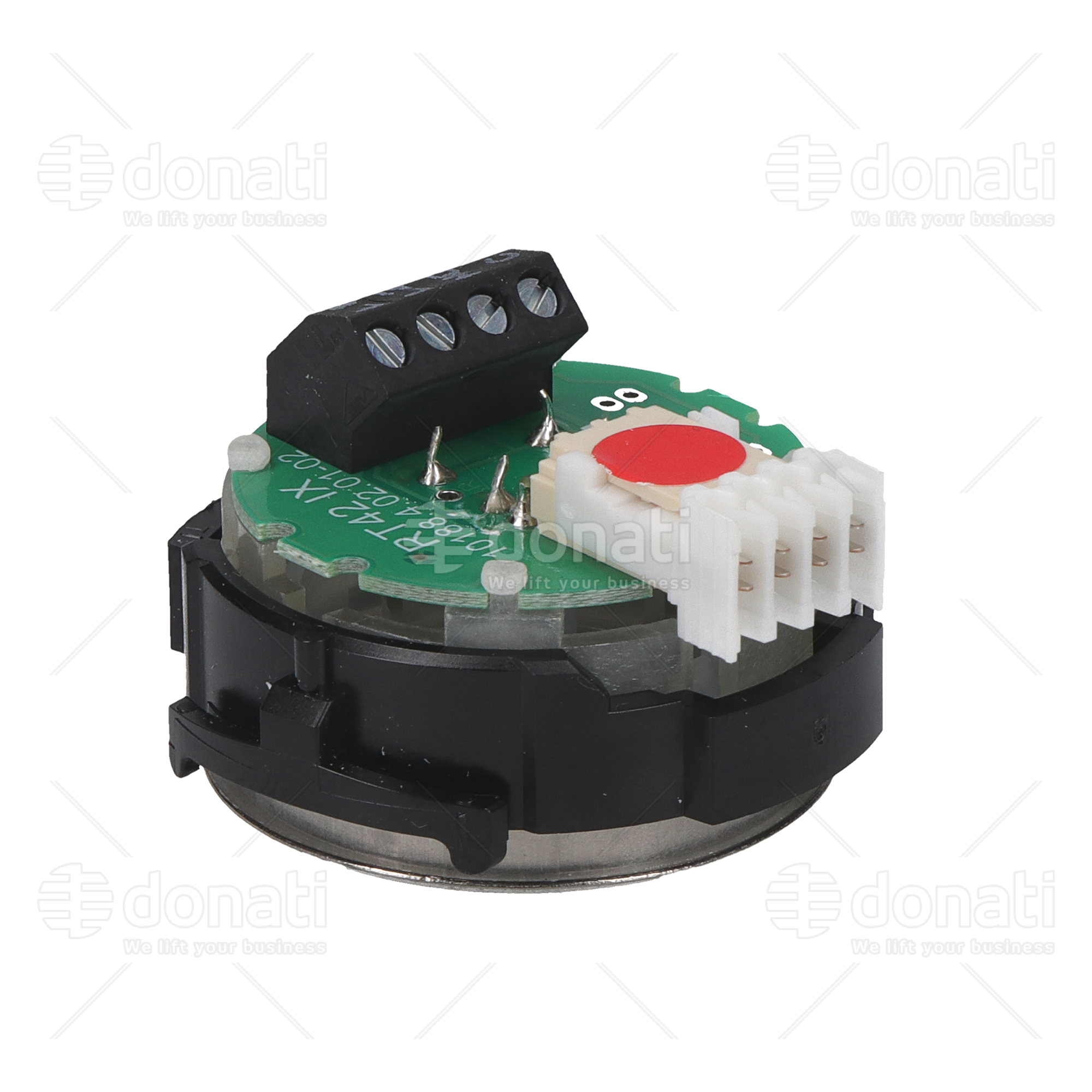 SCHAEFER - RT42, V2A pol. + V2A matt, IX, 30V, red, blank | Donati